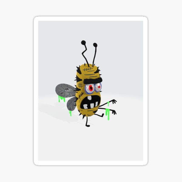 "ZomBee" Sticker for Sale by MrNik | Redbubble