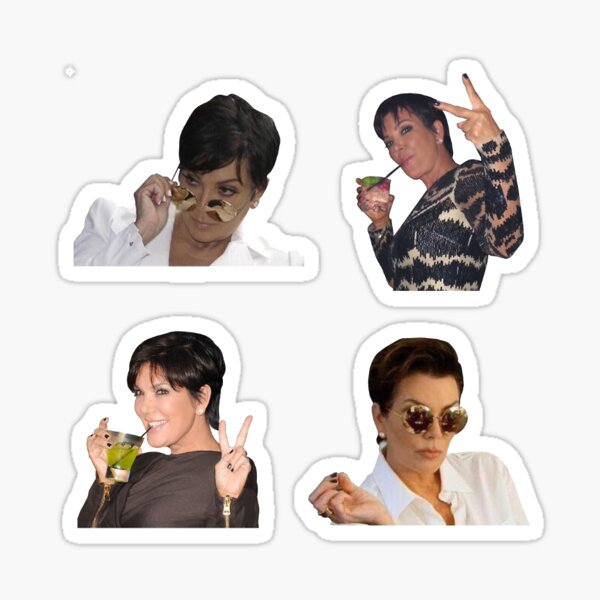 "Kris Jenner Pack" Sticker for Sale by F305Brand | Redbubble