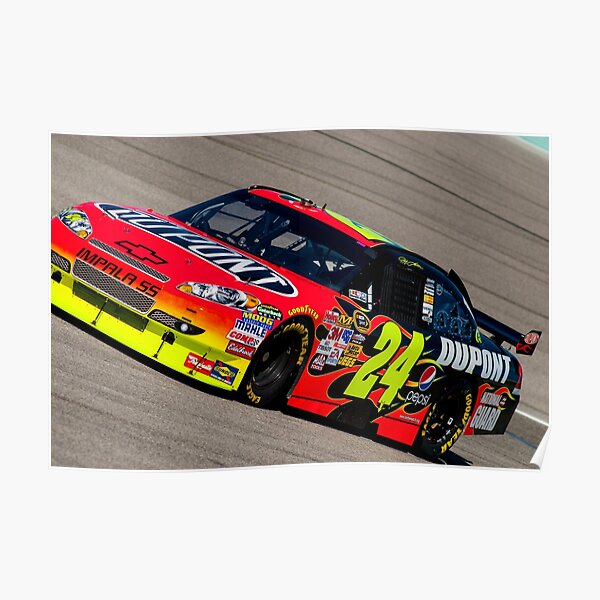"number 24 NASCAR Jeff Gordon" Poster for Sale by fineartbyK | Redbubble