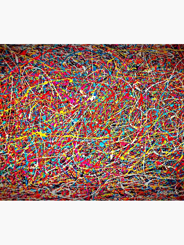 "Abstract Jackson Pollock Painting Original Art Titled: Clear Lines ...