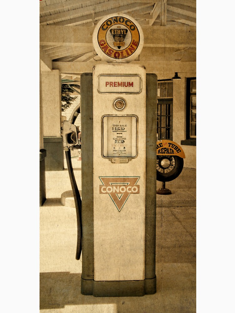 "Vintage Conoco Premium Gas Pump" T-shirt for Sale by DKDigital ...