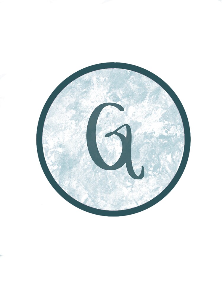 "Monogram G" Sticker by abigalecarson | Redbubble