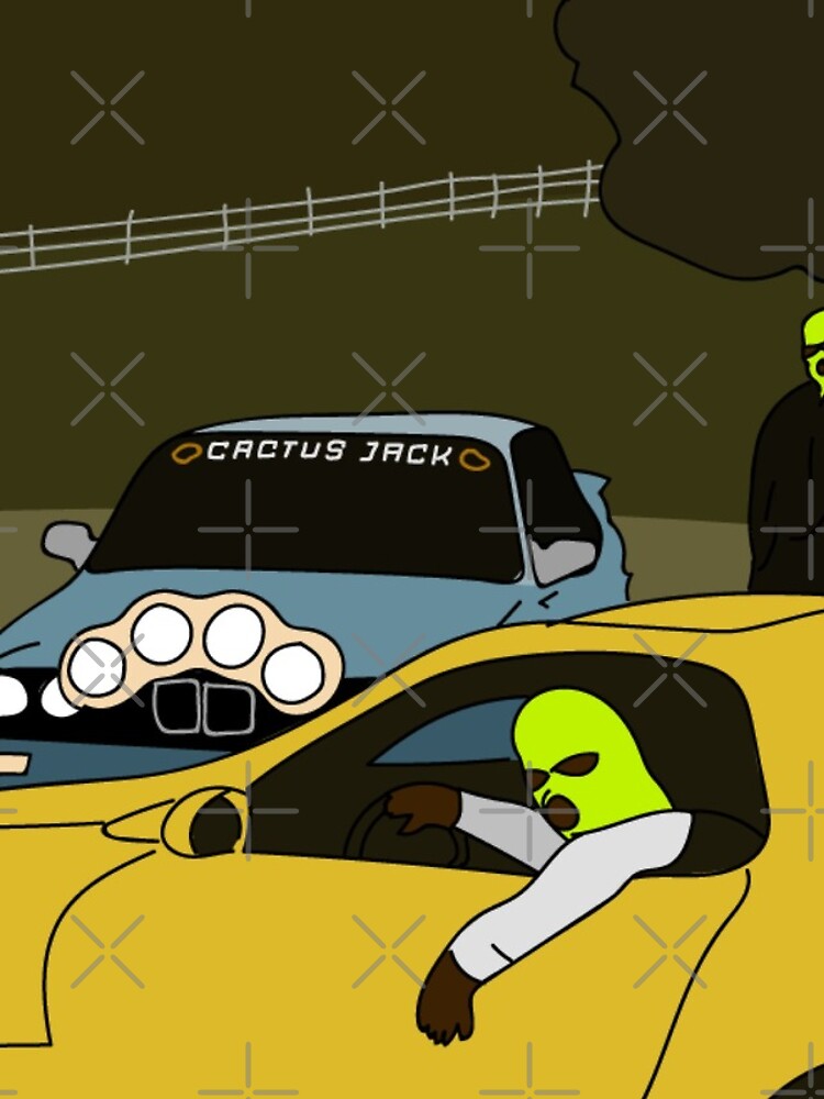 "Cactus Jack Cartoon Cover" iPhone Case for Sale by chasedhont | Redbubble