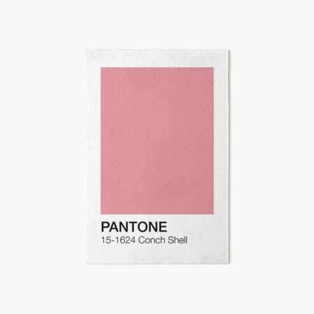"Conch Shell Pantone Shade " Art Board Print for Sale by allilapps ...