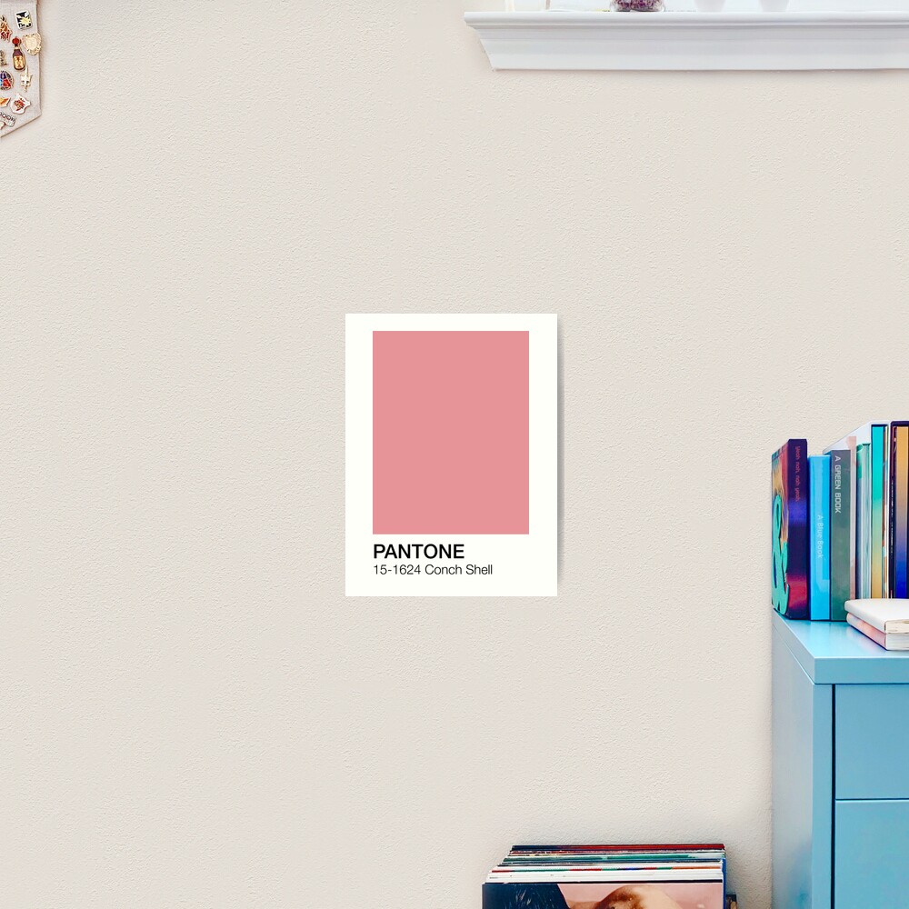 "Conch Shell Pantone Shade " Art Print by allilapps | Redbubble