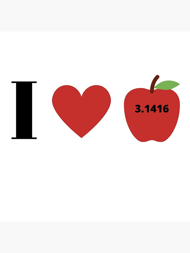 "I Love Apple Pie Rebus" Poster for Sale by RebusTees | Redbubble