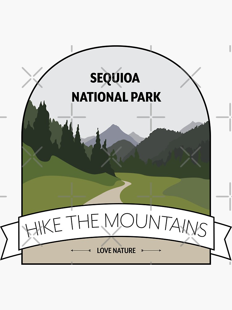 "hike the mountains SNP" Sticker for Sale by libbymcclelland | Redbubble