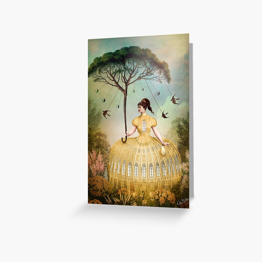 "The Bird Keeper" Greeting Card for Sale by catrinarno | Redbubble