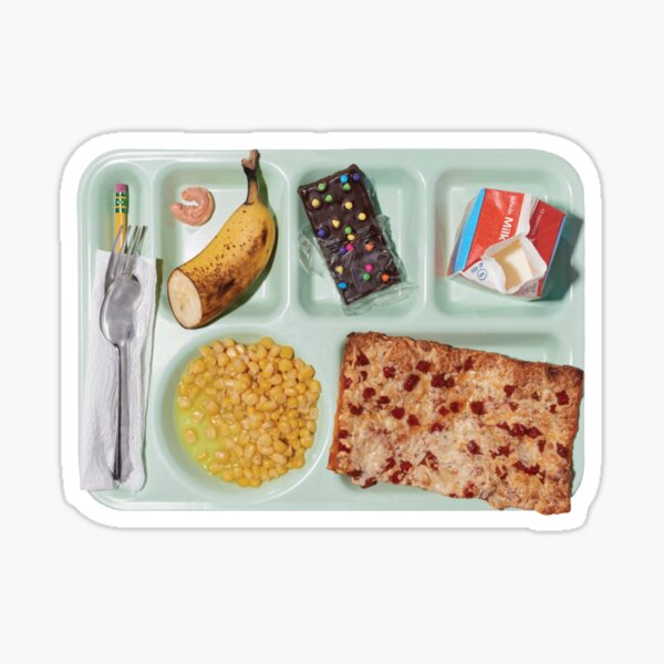 "school lunch " Sticker for Sale by TobySmith | Redbubble