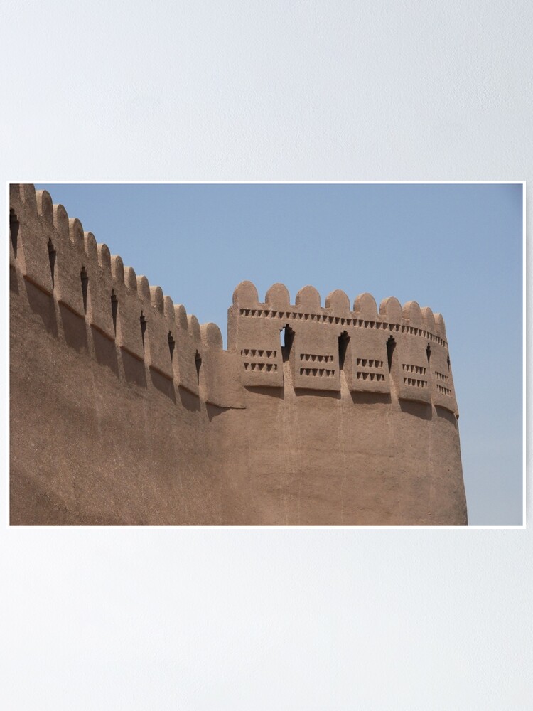 "Tower Yazd City Walls, Persia, Iran" Poster by worldways | Redbubble