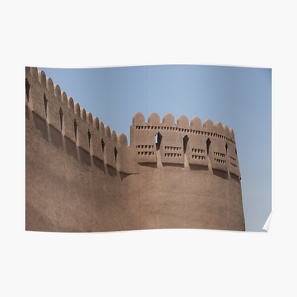 "Tower Yazd City Walls, Persia, Iran" Poster by worldways | Redbubble