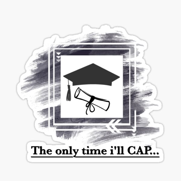"No CAP " Sticker for Sale by Jocperry | Redbubble