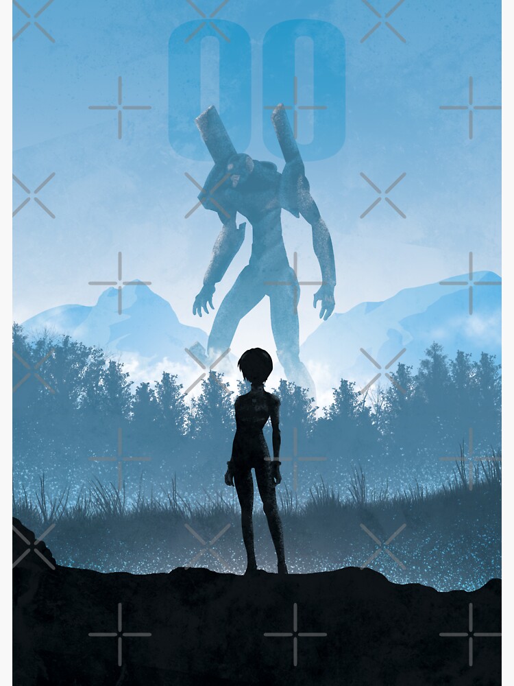 "Eva 00" Sticker for Sale by Sooru | Redbubble