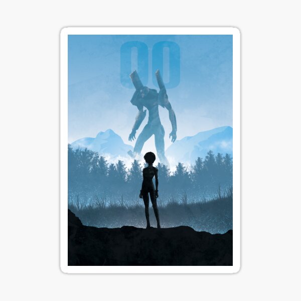 "Eva 00" Sticker for Sale by Sooru | Redbubble
