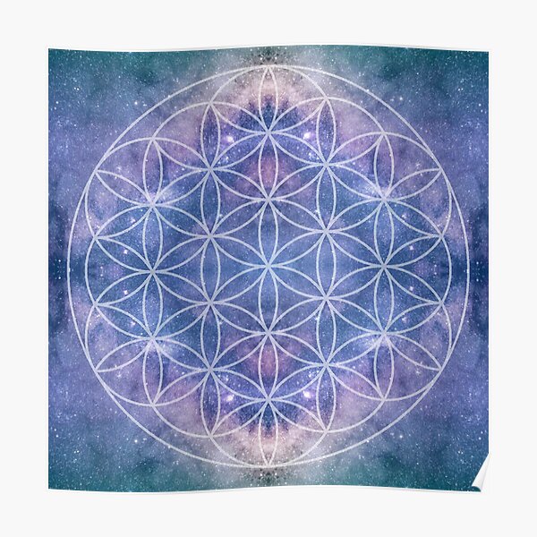 "Sacred Geometry Light Language Activation ArtWork" Poster for Sale by ...