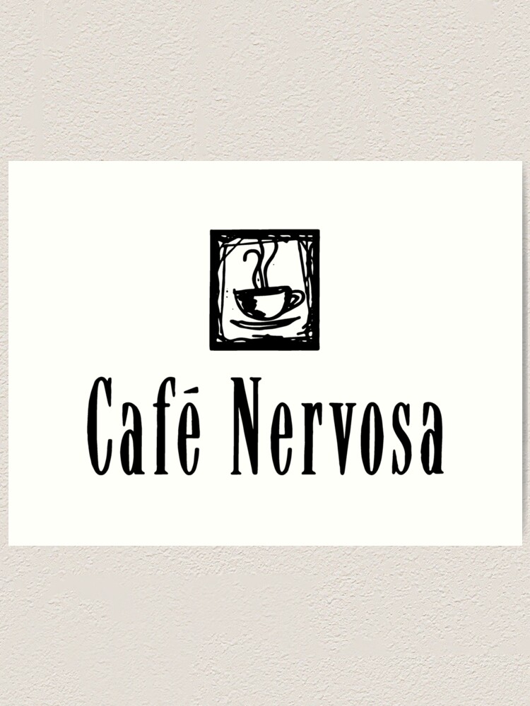 "Cafe Nervosa – Frasier, Seattle" Art Print for Sale by fandemonium ...
