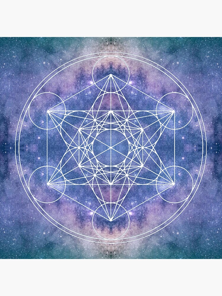 "Sacred Geometry Contemporary Art Light Activations" Poster by ...