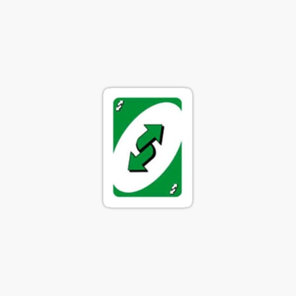 "Uno reverse card" Sticker by MaddieThePotato | Redbubble