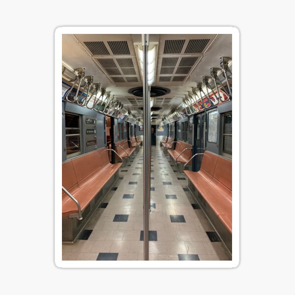 "NYC Vintage Subway Car" Sticker for Sale by Dalestorm718 | Redbubble