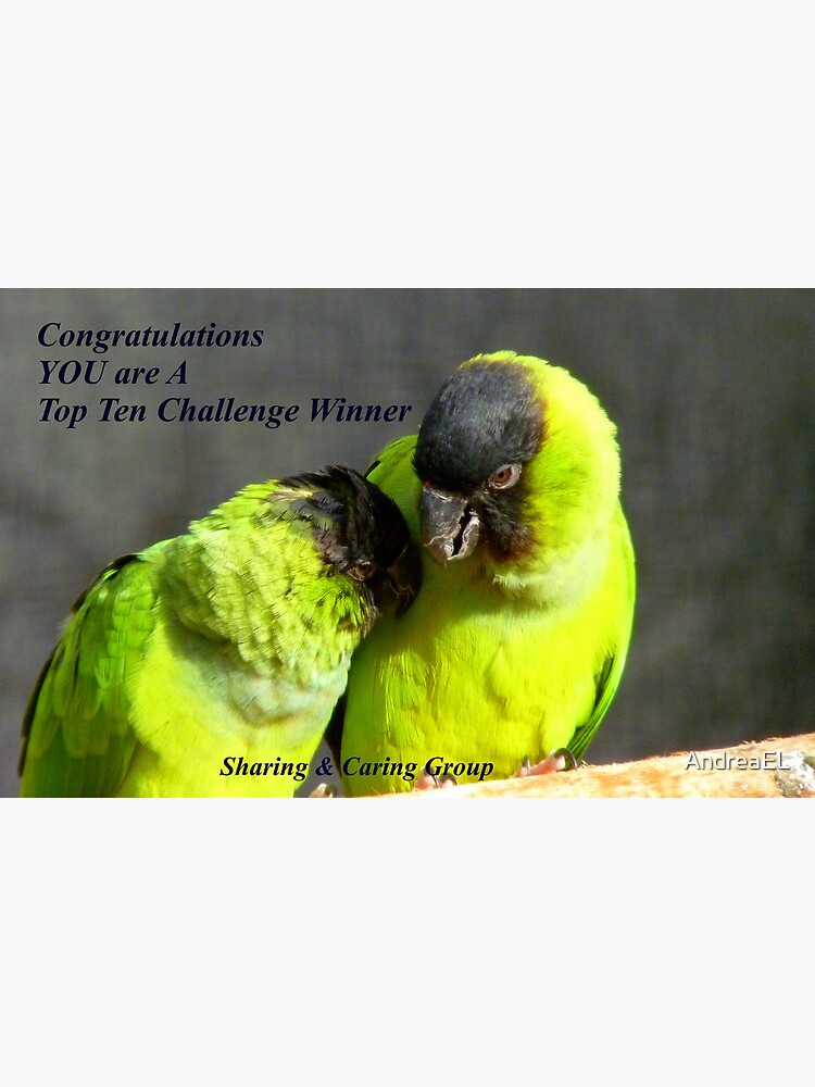 "CONGRATULATIONS! - Top 10 Challenge Winner - Sharing & Caring" Art ...