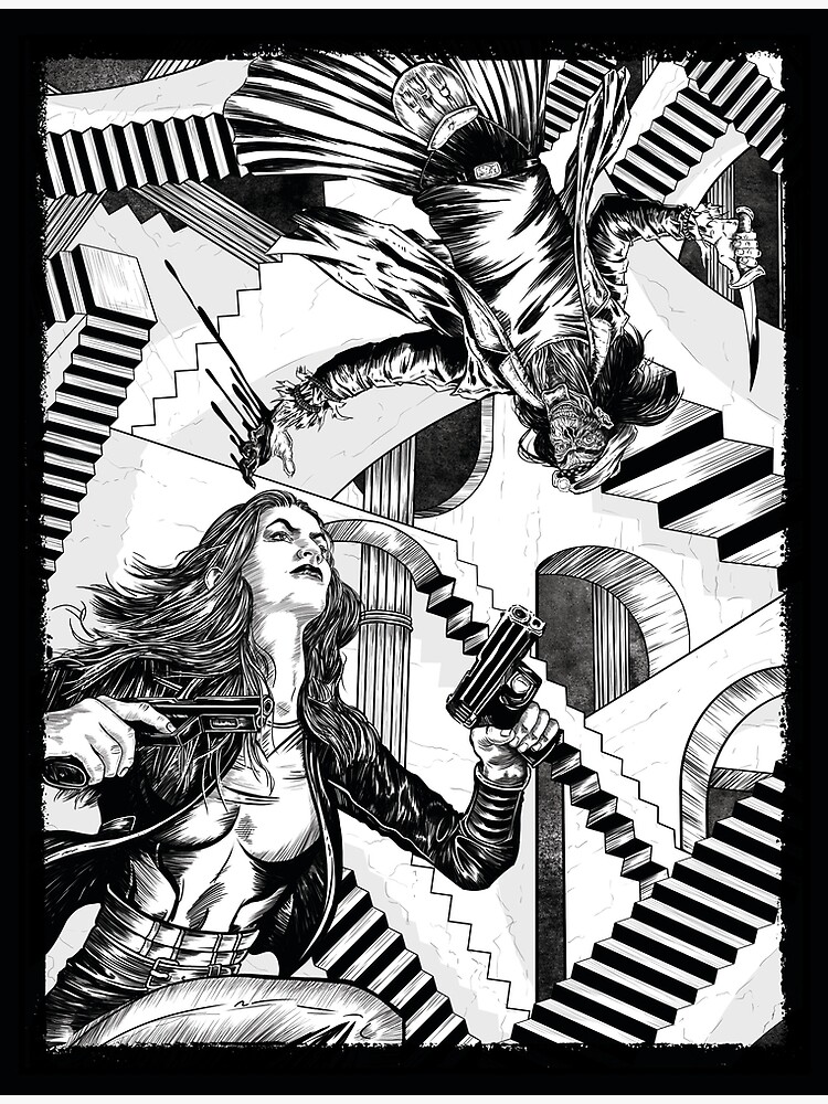 "Ailsa Dark vs The Tattybogle Man! (Black & White Version) " Poster for ...