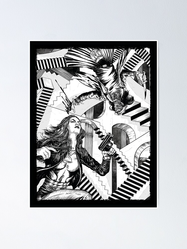 "Ailsa Dark vs The Tattybogle Man! (Black & White Version) " Poster for ...