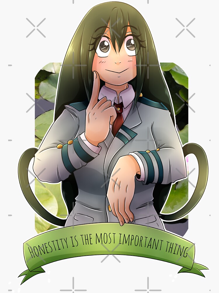 "Tsuyu Asui" Sticker for Sale by SenpaiHero | Redbubble