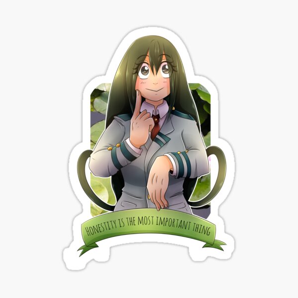 "Tsuyu Asui" Sticker for Sale by SenpaiHero | Redbubble