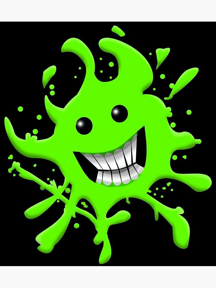 "Slime Smile" Poster for Sale by wickedcartoons | Redbubble
