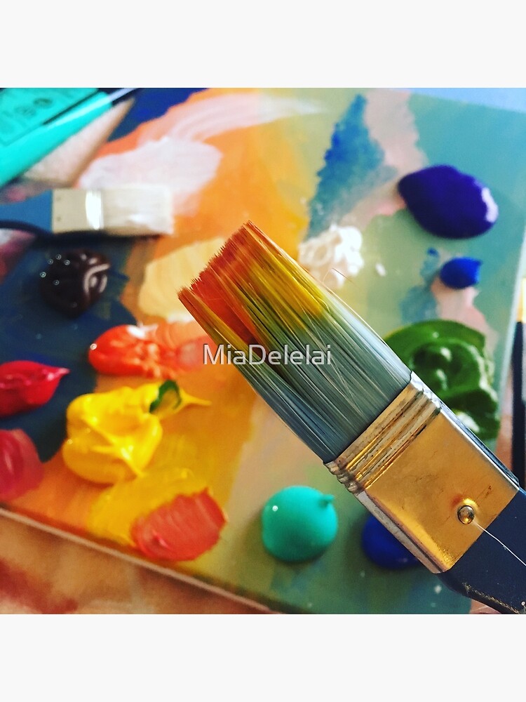 "Colorful Art Tools Photo" Poster for Sale by MiaDelelai | Redbubble