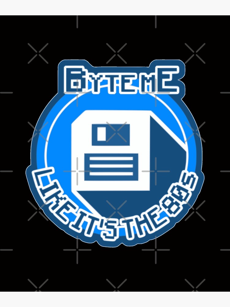 "Byte Me Graphic Logo" Poster for Sale by RosalieReeves | Redbubble