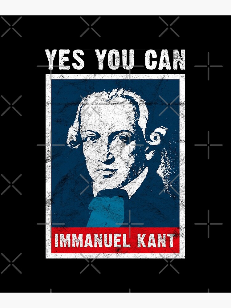 "Immanuel Kant Vintage Philosophy Nihilism Design Nietzsche" Poster by ...