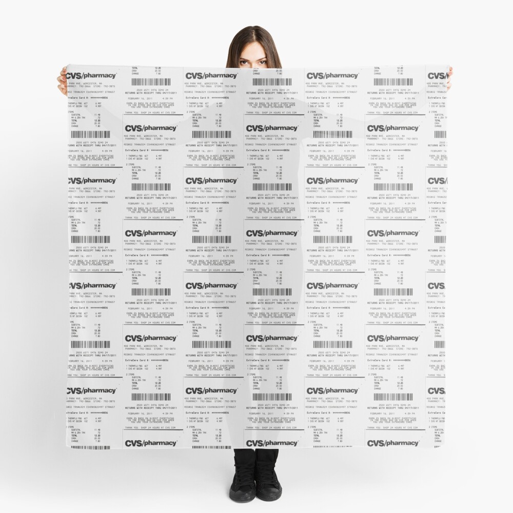"CVS Receipt" Scarf for Sale by Madformemes | Redbubble