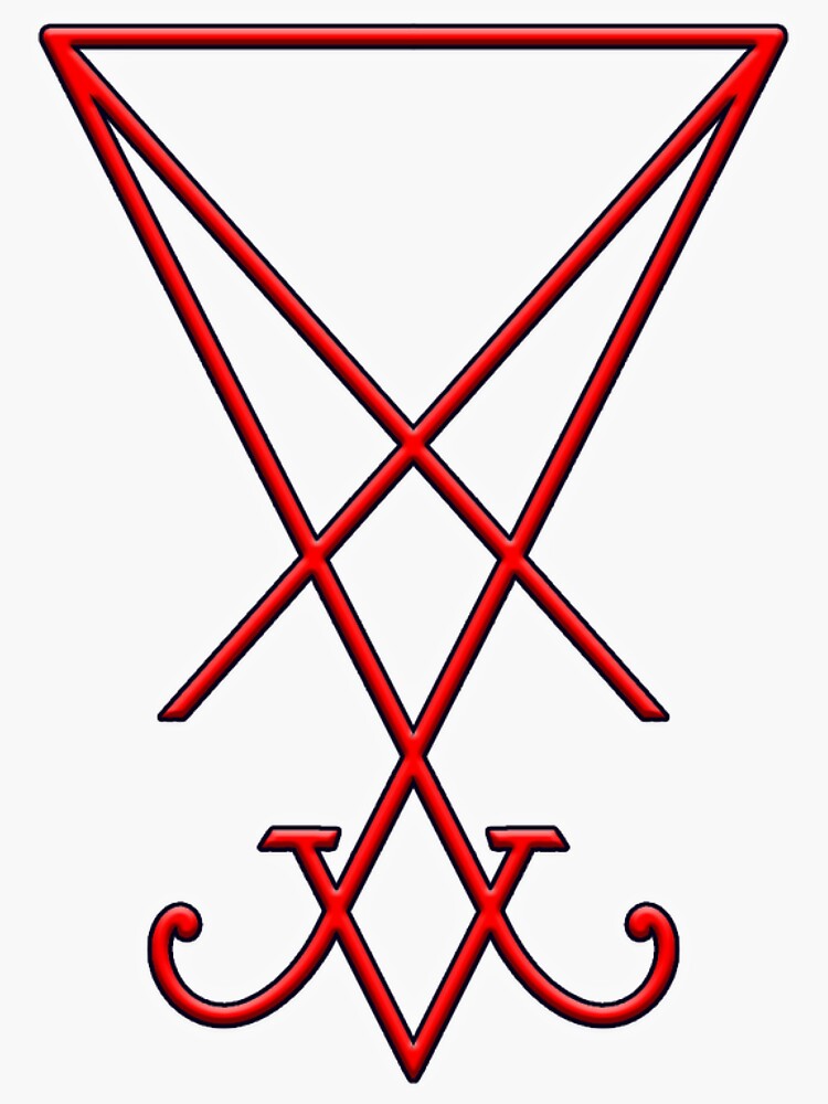 "Satanic Rune" Sticker for Sale by Spartawolf | Redbubble