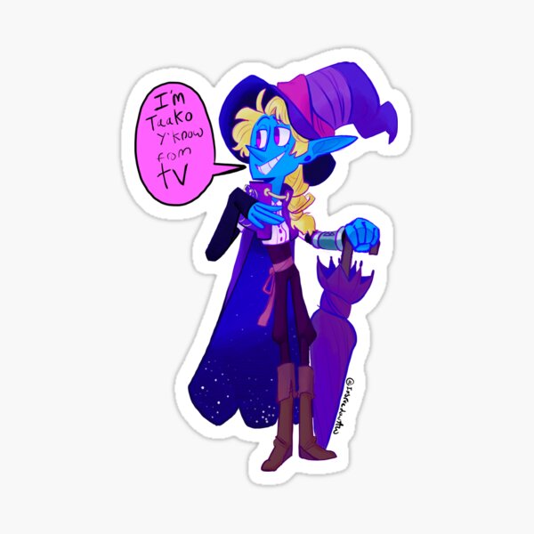 "Taako! " Sticker for Sale by InspiredDrawAW | Redbubble