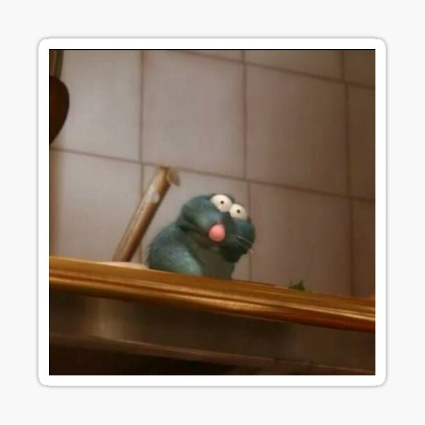 "Remy the Rat" Sticker for Sale by Abbykp | Redbubble