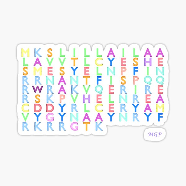 Sticker: Mgp | Redbubble