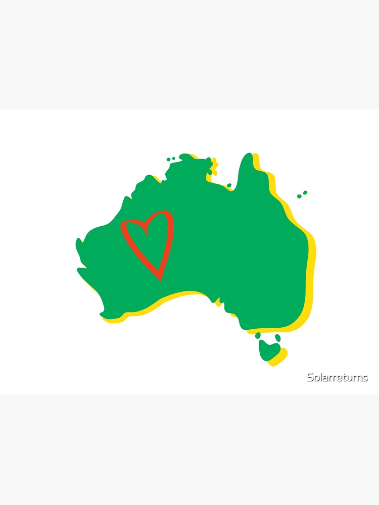 "Love Australia" Sticker for Sale by Solarreturns | Redbubble