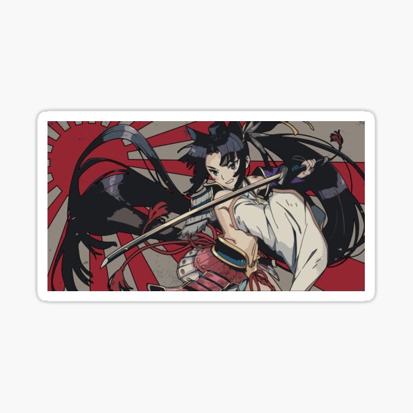 "Ushiwakamaru" Sticker for Sale by arinthach | Redbubble