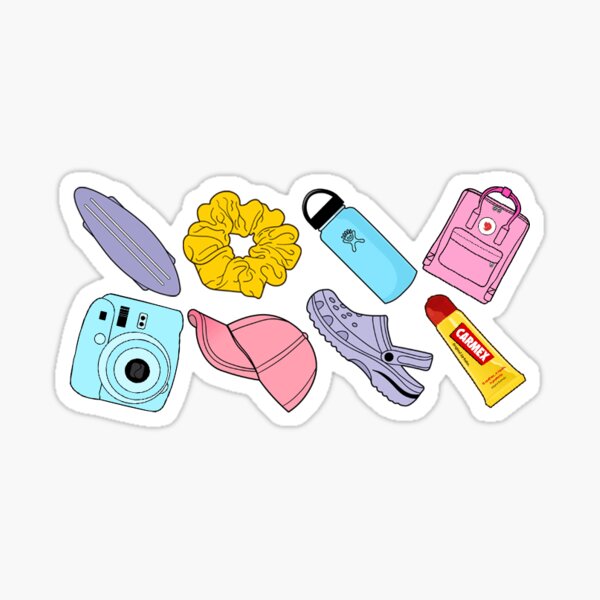 "vsco girl sticker pack" Sticker for Sale by dxvale | Redbubble