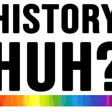 "RWRB History, huh?" Sticker for Sale by ididabadthing | Redbubble