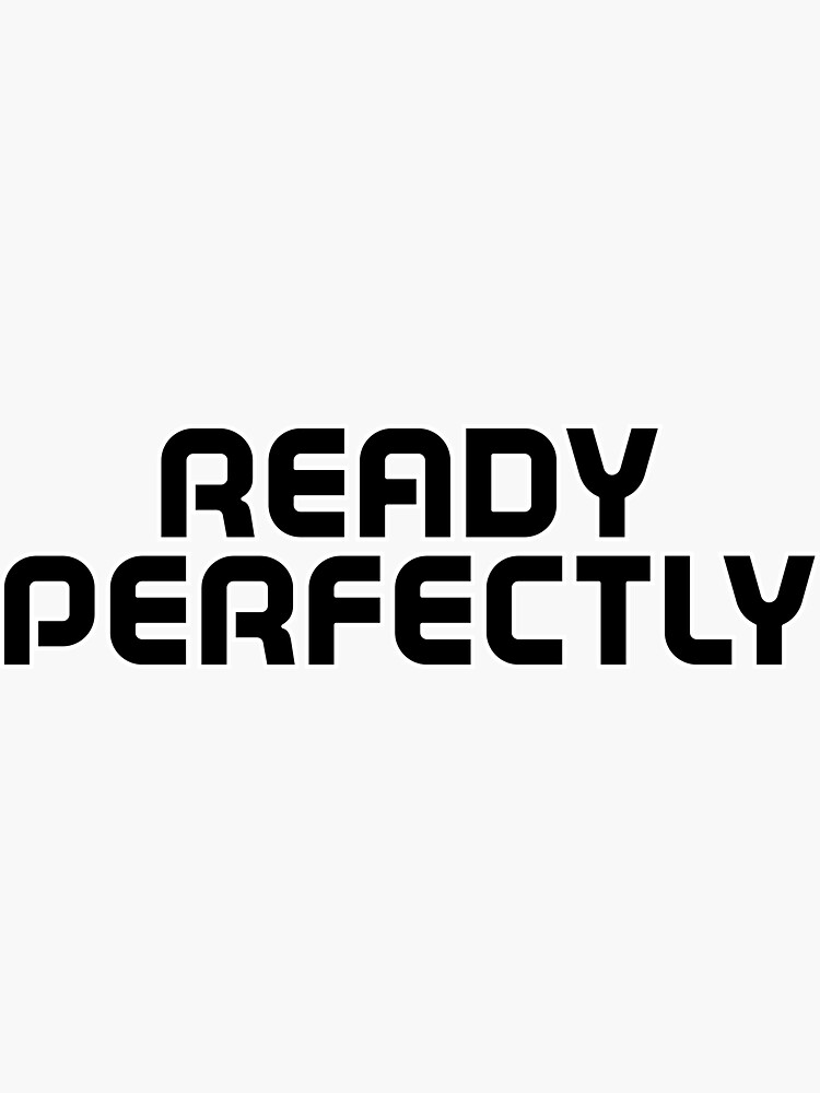 "Ready Perfectly - Cautious Hero" Sticker for Sale by chanskee | Redbubble