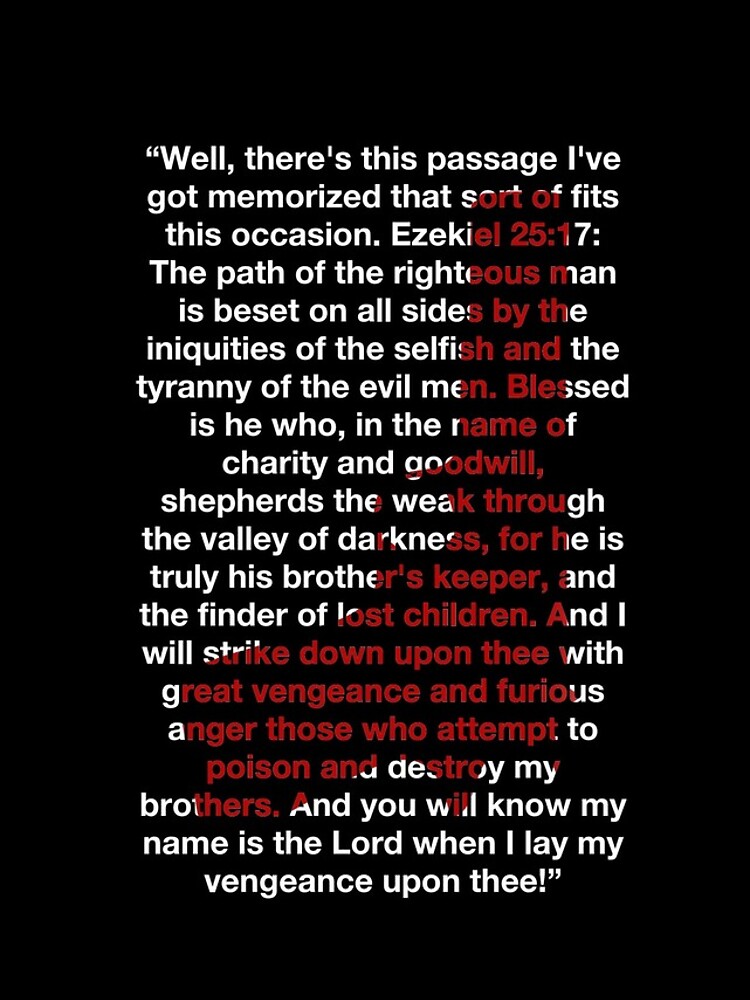 Pulp Fiction Verse Quotes New Testament Scripture Quote Love Your