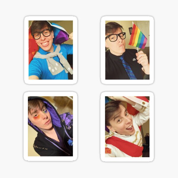 "Sanders Sides Pride" Sticker for Sale by HalBarryIsLife | Redbubble