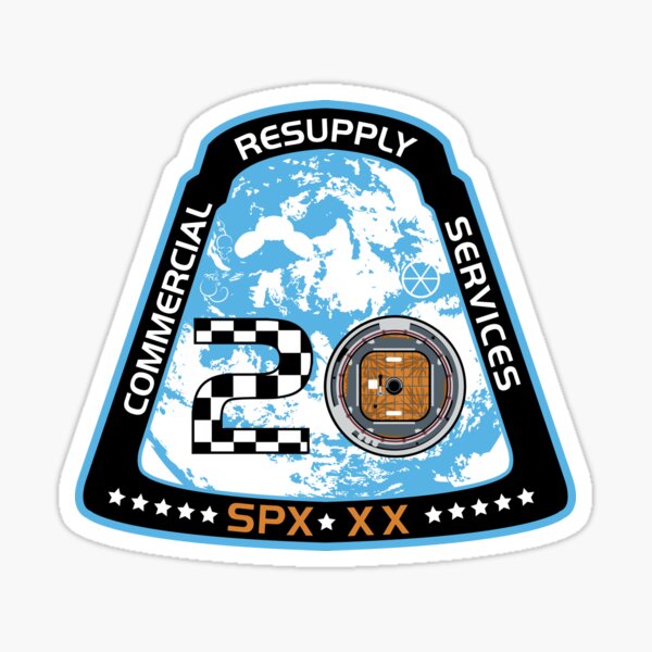 "SpX-20 Logo" Sticker by Quatrosales | Redbubble