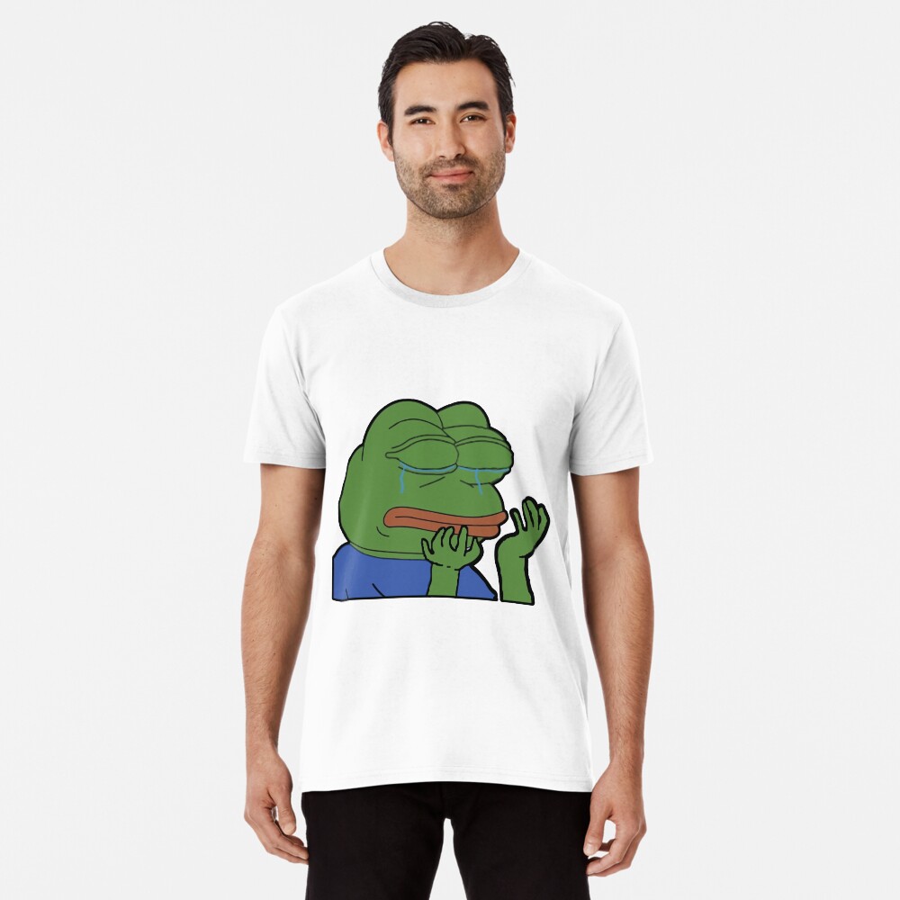 "PEPEHANDS meme emoji Sticker Twitch emote" Sticker for Sale by Mafrum ...