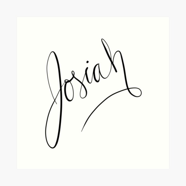 "Handwritten Name Sticker" Art Print by PlaidAssPrints | Redbubble