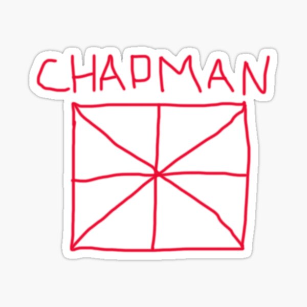 "Chapman Finestra Sticker" Sticker by erkelly6585 | Redbubble