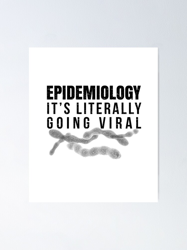"Virus Going Viral - Epidemiology - Medical Pun" Poster by CreativeFit ...