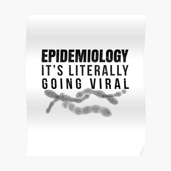 "Virus Going Viral - Epidemiology - Medical Pun" Poster by CreativeFit ...